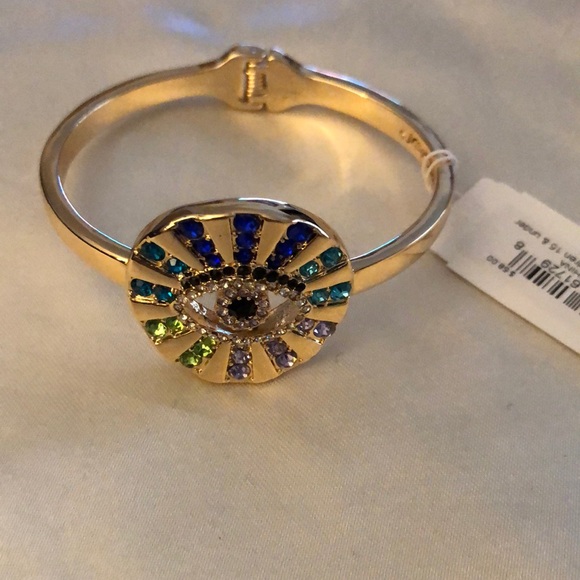 Betsey Johnson | Jewelry | Betsey Johnson Gold Tone Lucking Out Evil ...